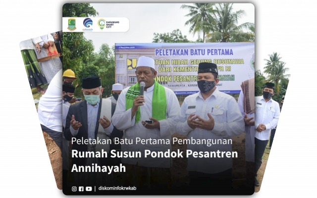 Peletakan Batu Pertama Pembangunan Rumah Susun Pondok Pesantren ... Peletakan Batu Pertama Pembangunan Rumah Susun Pondok Pesantren ...
